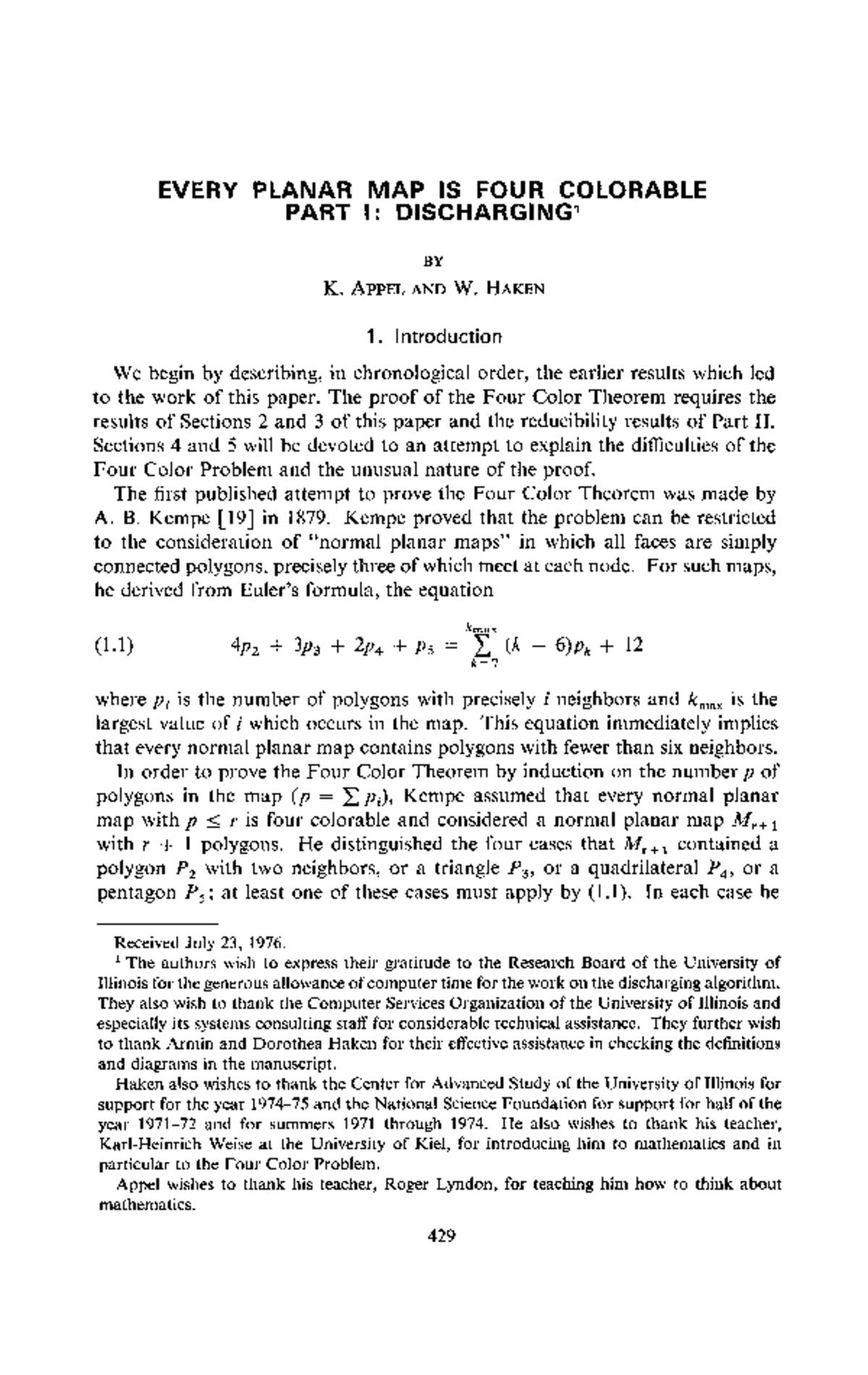 Four Color Theorem - A Comprehensive Analysis of Proof Techniques - Studocu