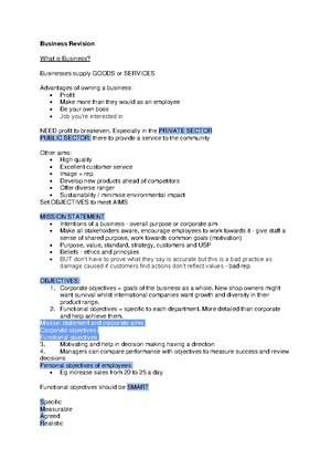 Answer structure - A Level Business - Edexcel Examination Technique ...