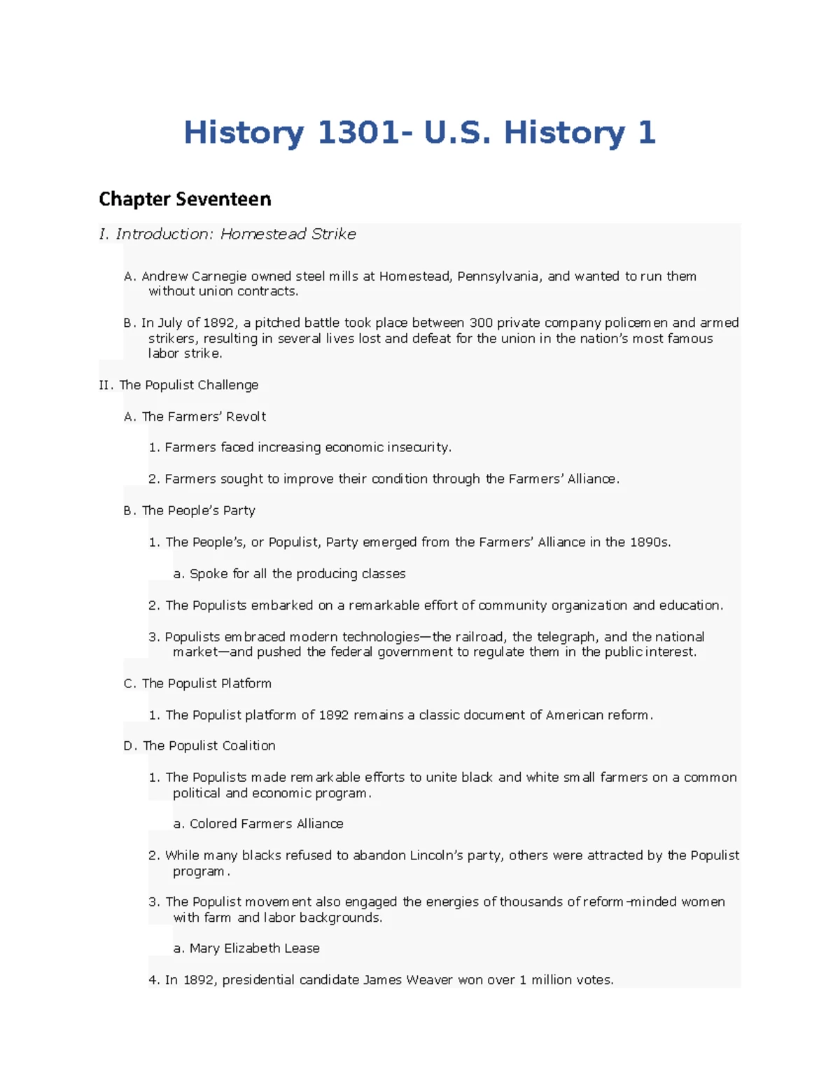 Chpater 19 - Reading Notes - Give Me Liberty!: an American History ...