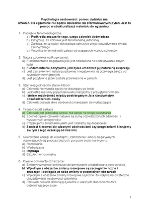 Epq-r ćwiczenia - KWESTIONARIUSZ OSOBOWOŚCI EYSENCKA EPQ – R CZYM JEST ...