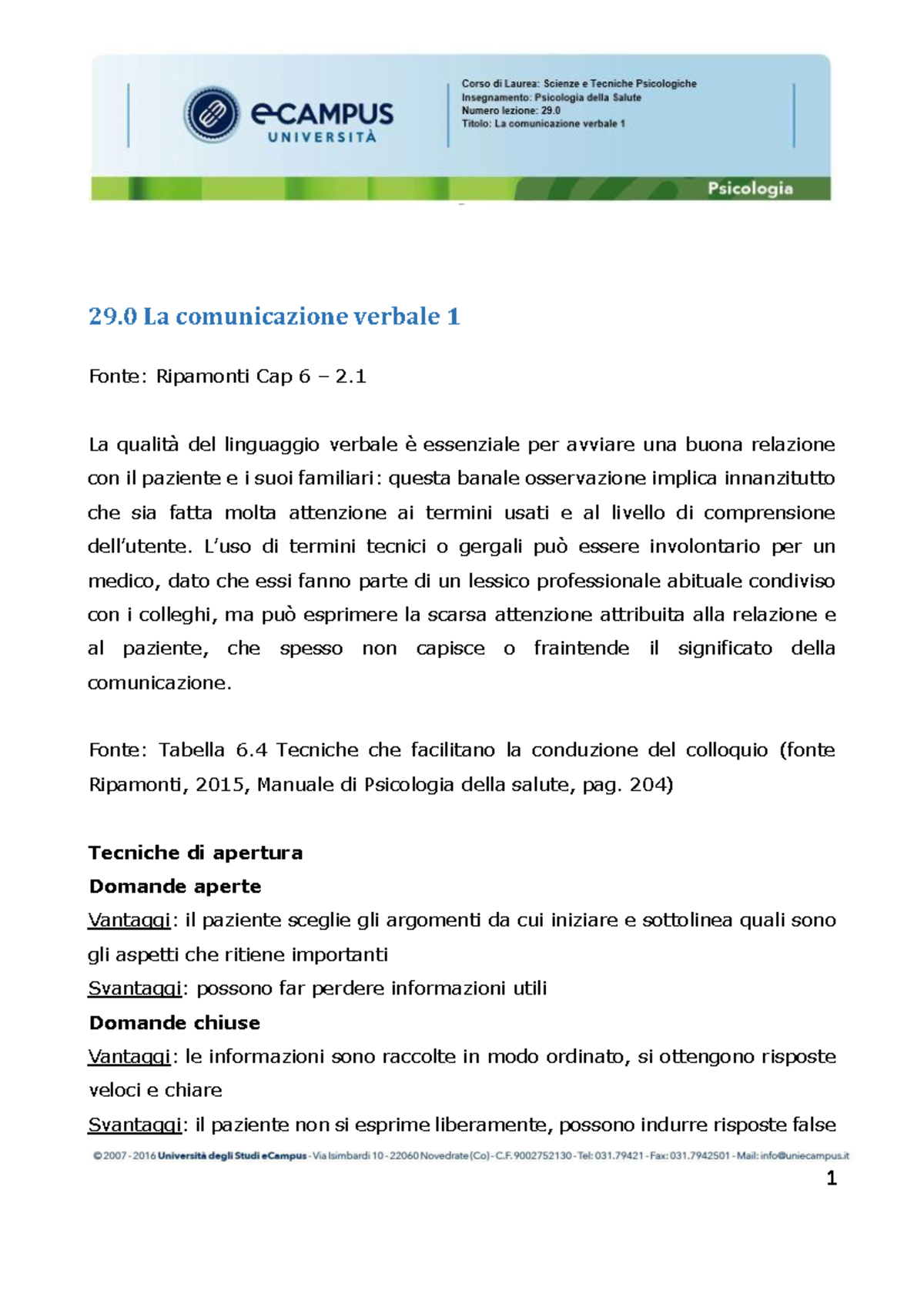 Lezione 29 - Slide lezioni di psicologia della salute Lembiase - 29 La ...