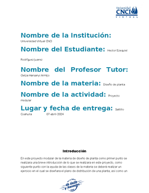 Actividad 1 calidad total - Nombre de la Institución: Universidad Virtual CNCI Nombre del - Studocu