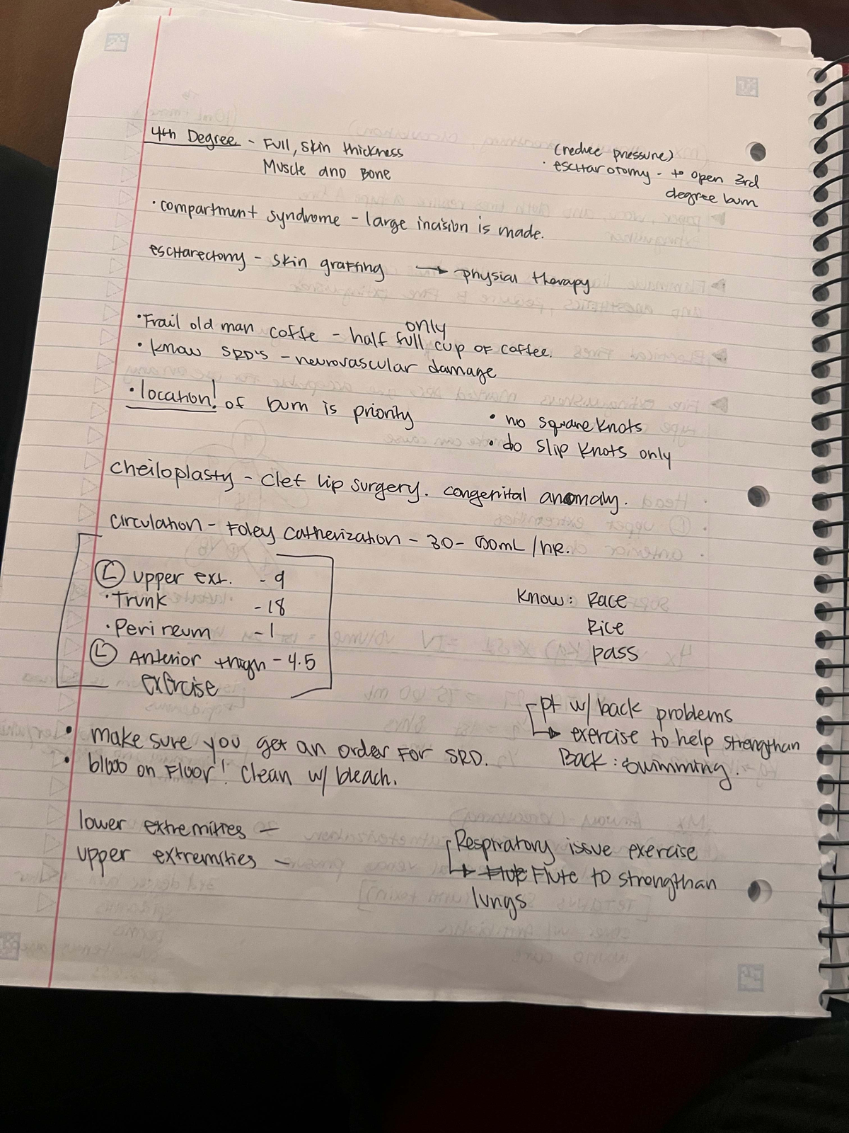N Vii 4th Degree Burn Management: Key Concepts & Techniques - Studocu