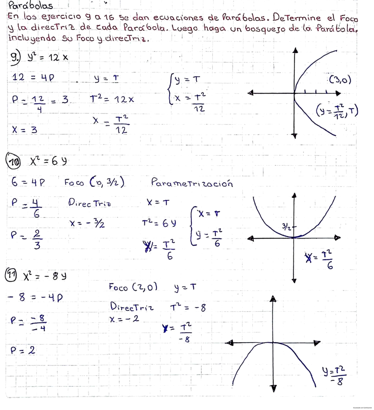 Vectorial 1 compressed - Parabolas En los ejercicio 9 a 16 5e dan ...