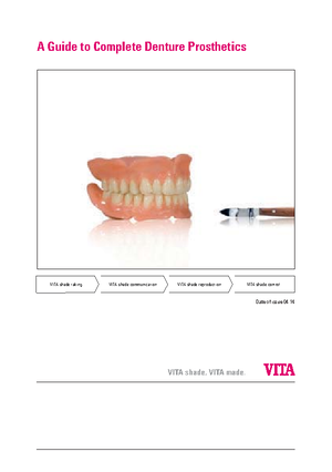 Introduction to Prosthodontics - Complete Denture - PROSTHODONTICS III ...