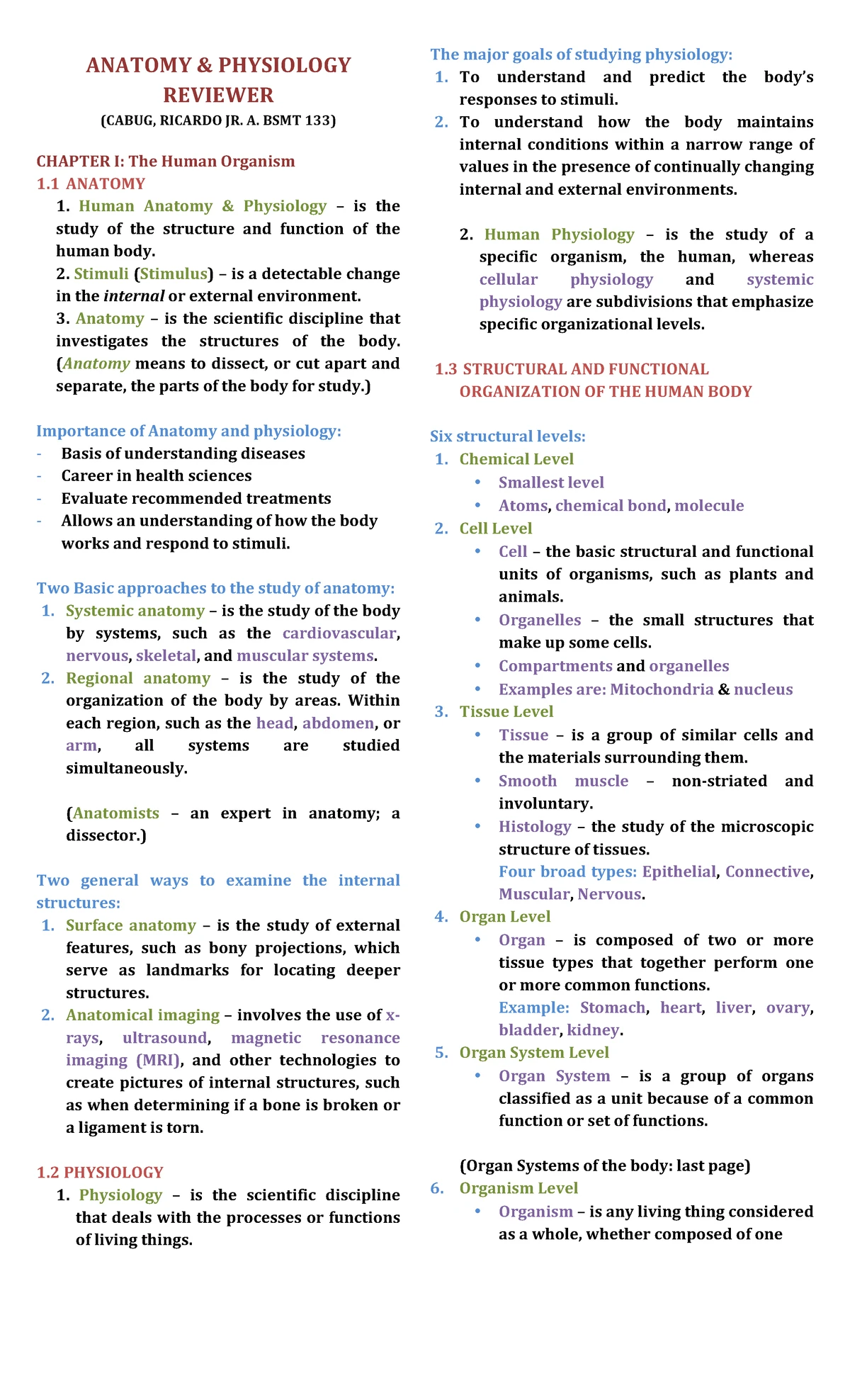Lesson 8 RBC inclusion Reviewer - Lesson 8: RBC Inclusions Inclusion ...