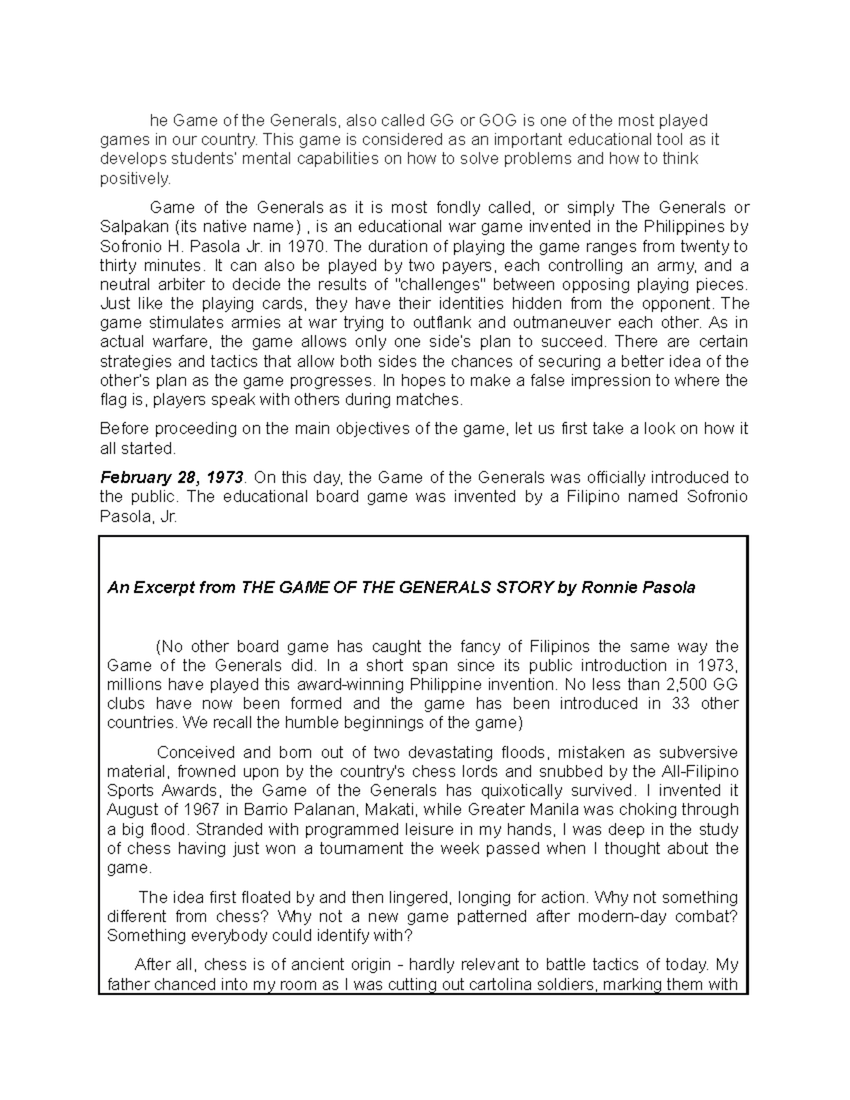 Game of the Generals: Educational War Game Overview and Strategy Guide ...