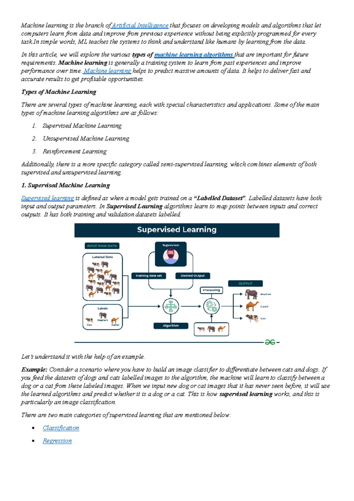 ML Reference Notes: Comprehensive Guide to Machine Learning Algorithms ...