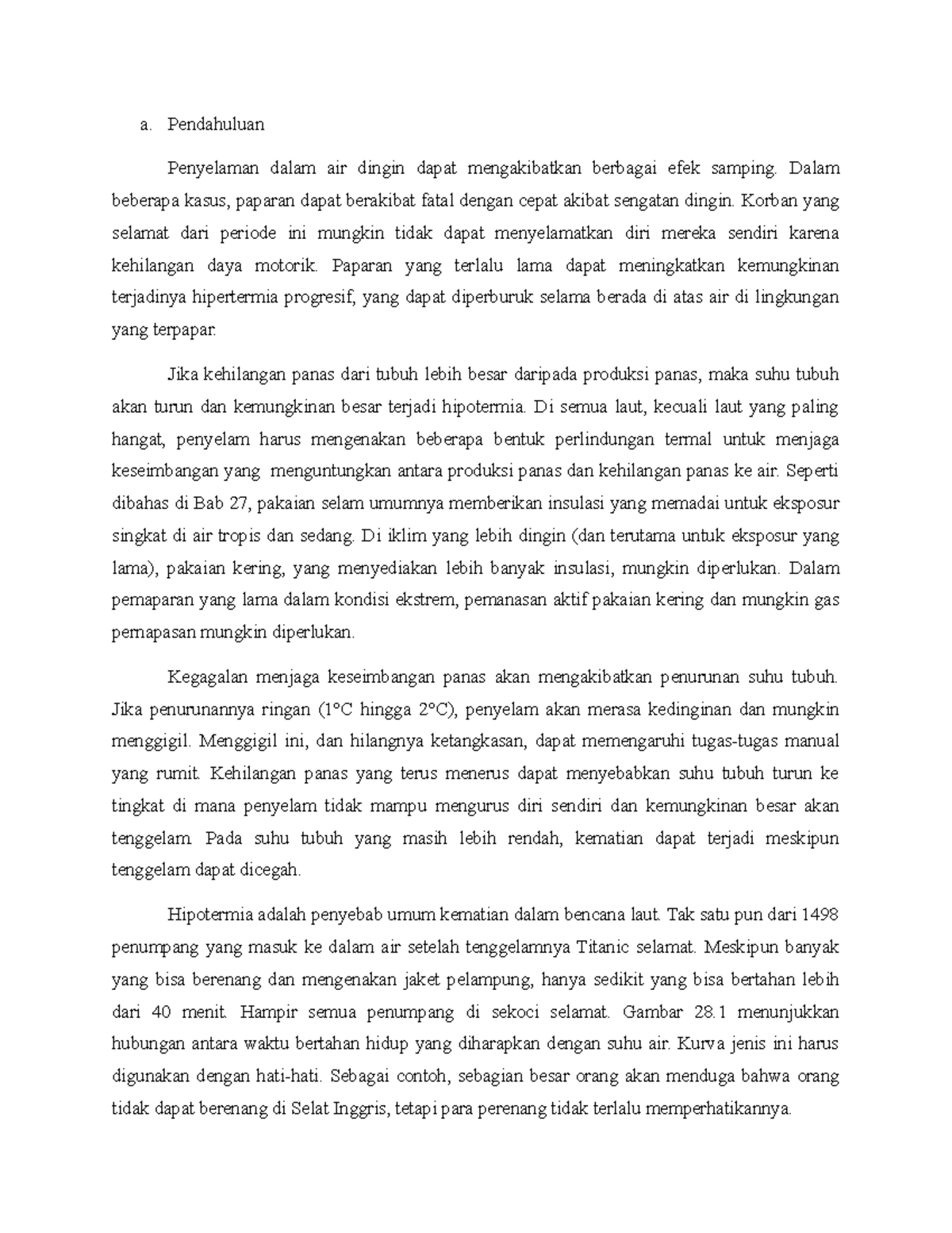 Referat Hipotermia: Ciri, Pencegahan, dan Pengobatan (KODE: HIPO123 ...