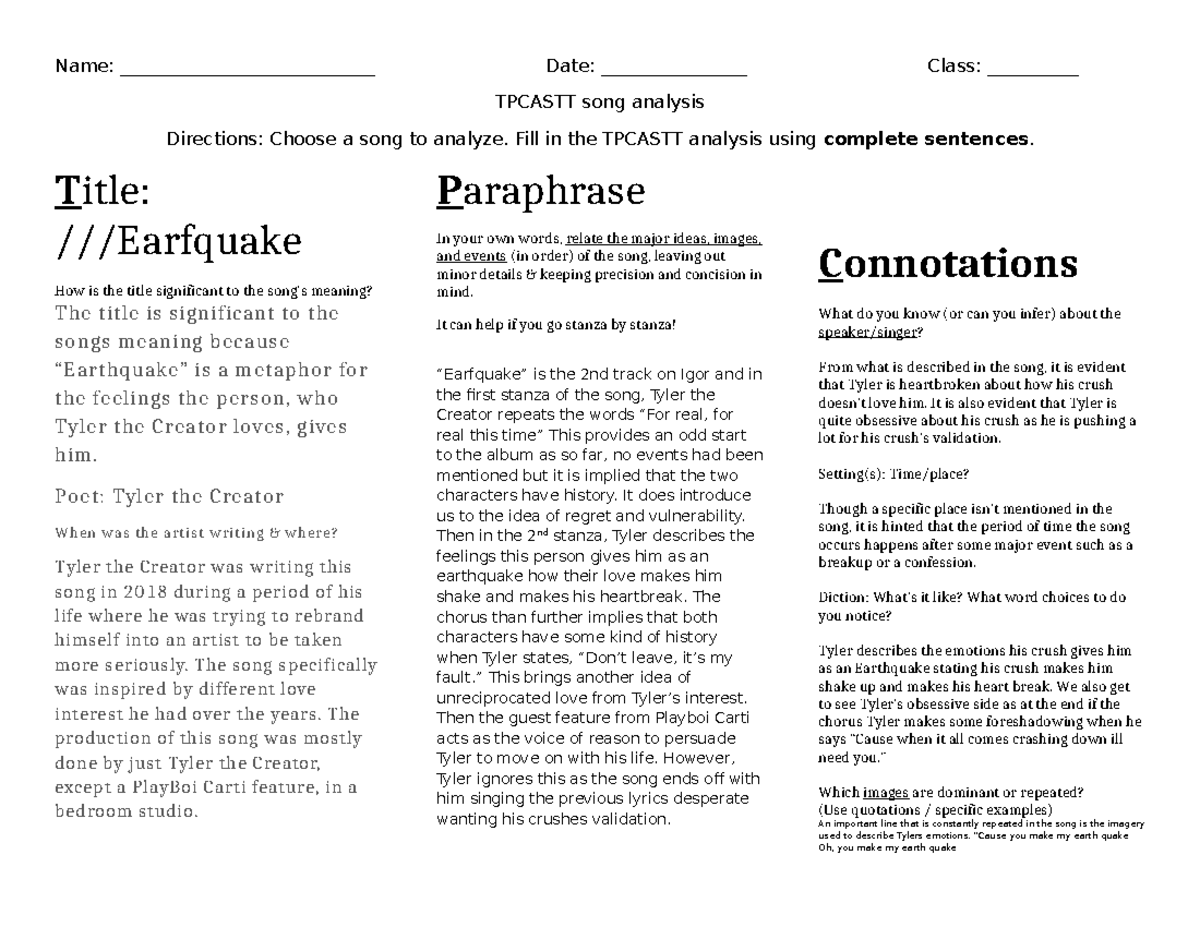Tpcastt song analysis (Auto Recovered) - Name ...