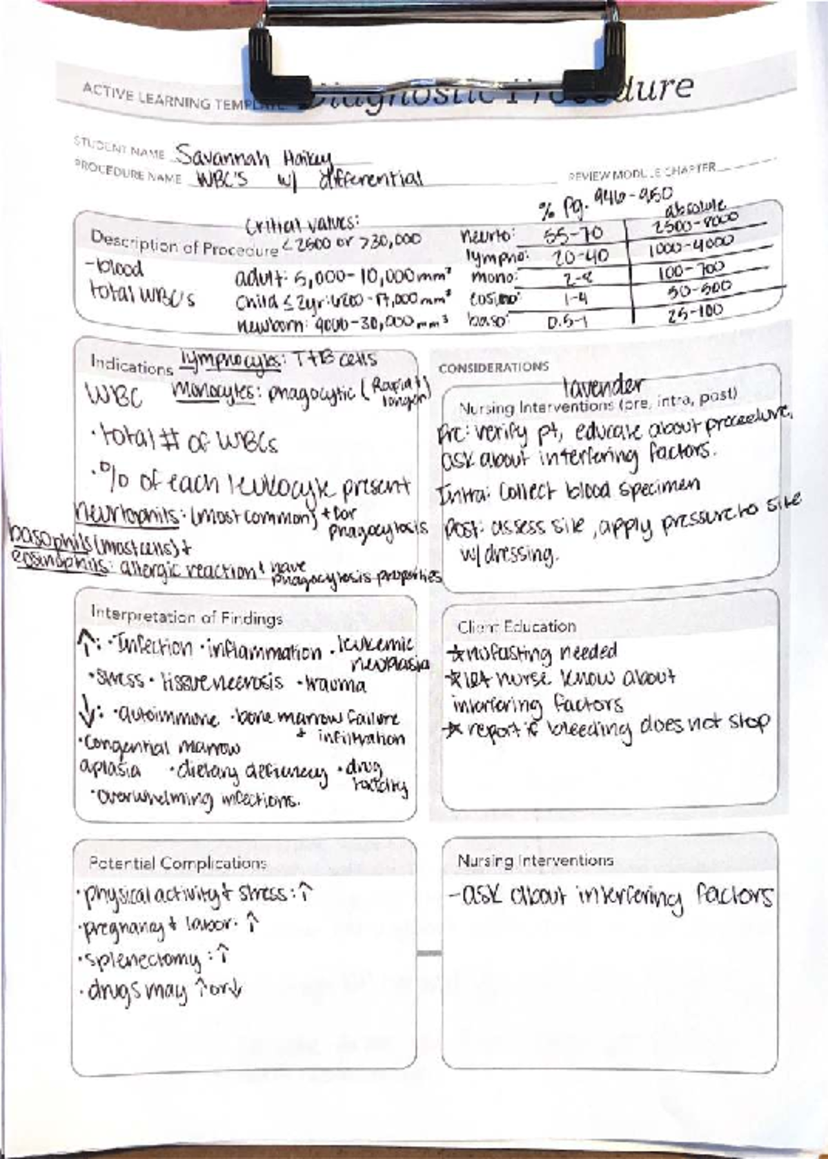 Active Learning Template: Differential Review Module - Critical Values ...
