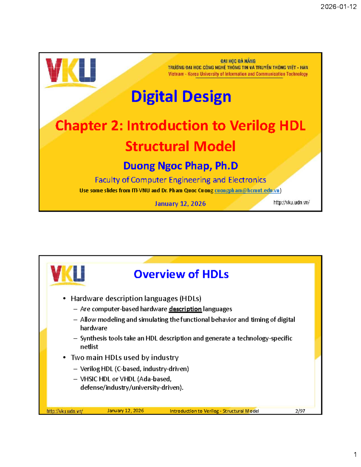 Digital Design CH2: Intro to Verilog HDL Structural Model - Studocu