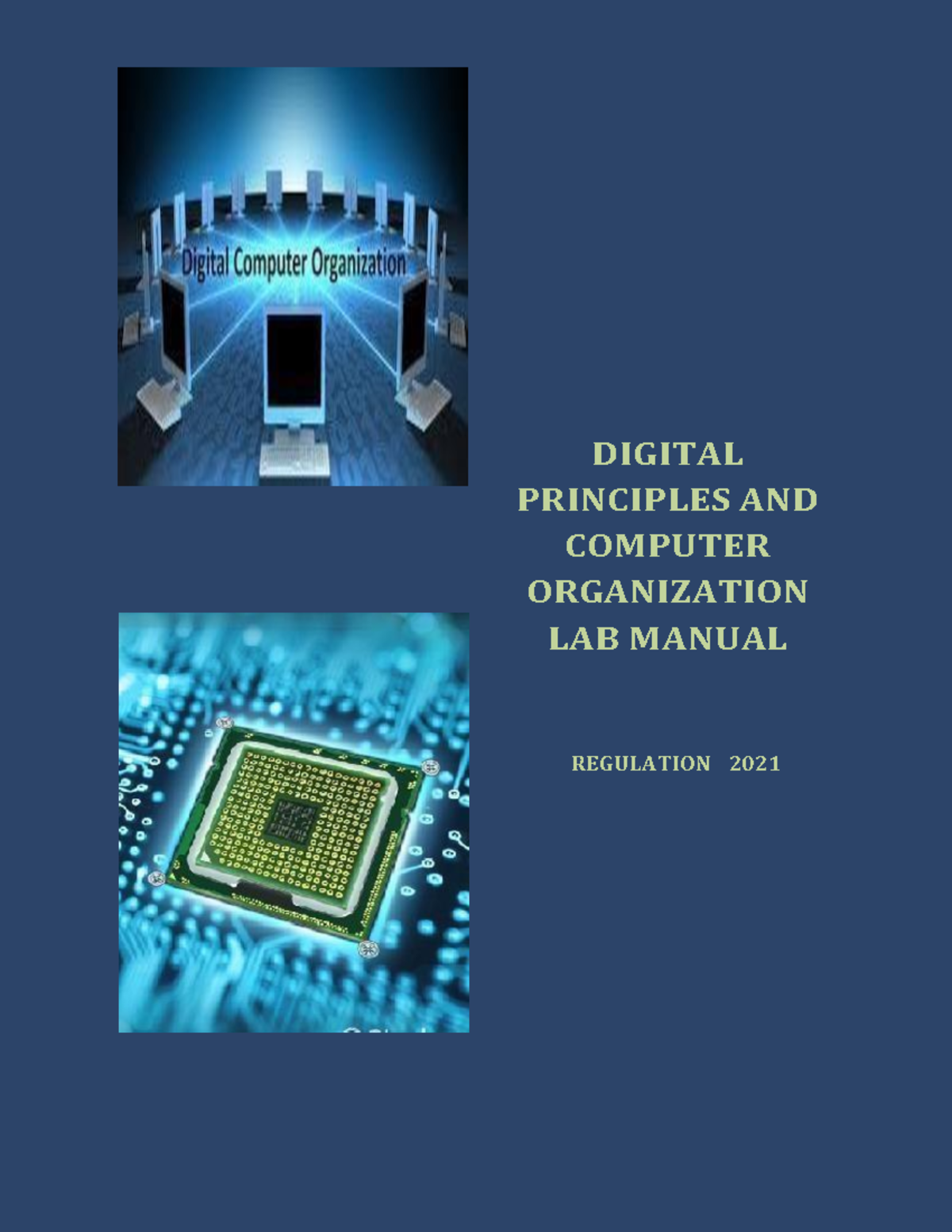 DPCO Lab Manual - Digital Principles & Computer Organization - Studocu