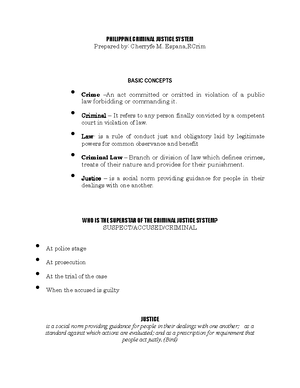 Guide- Thesis - CRIMINOLOGICAL RESEARCH AND STATISTICS (CRIM 106) GUIDE ...