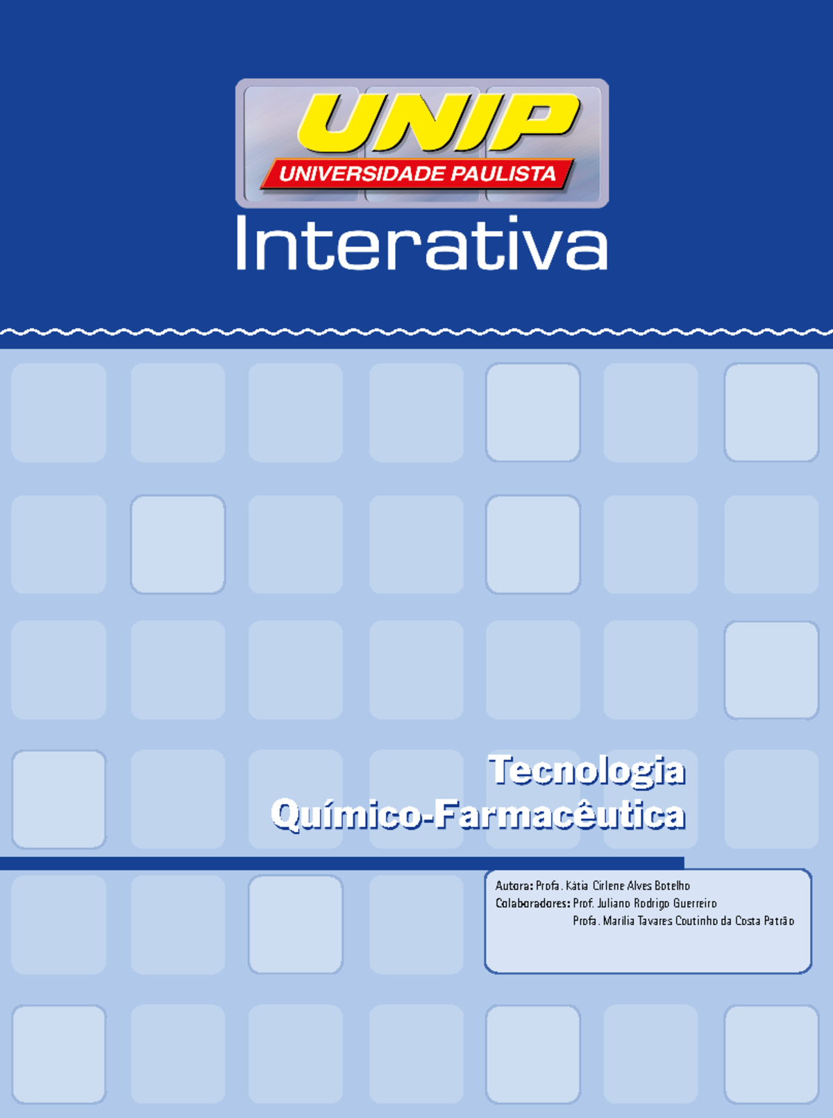 Apostila de TECNOLOGIA QUÍMICO-FARMACÊUTICA - Kátia Cirlene Al. Botelho ...