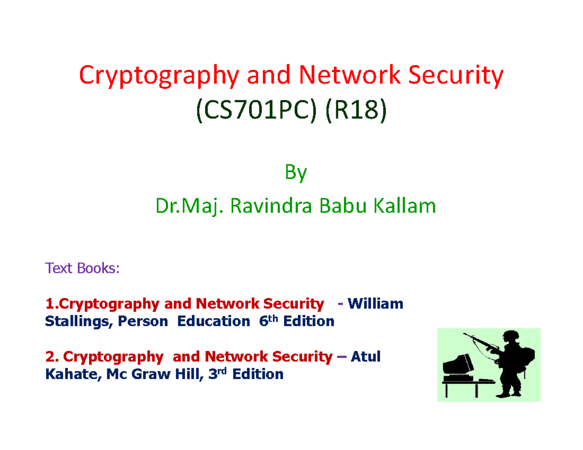 CNS-Unit-1 - It's cns notes unit 1 as per R18 jntuh scheme ...
