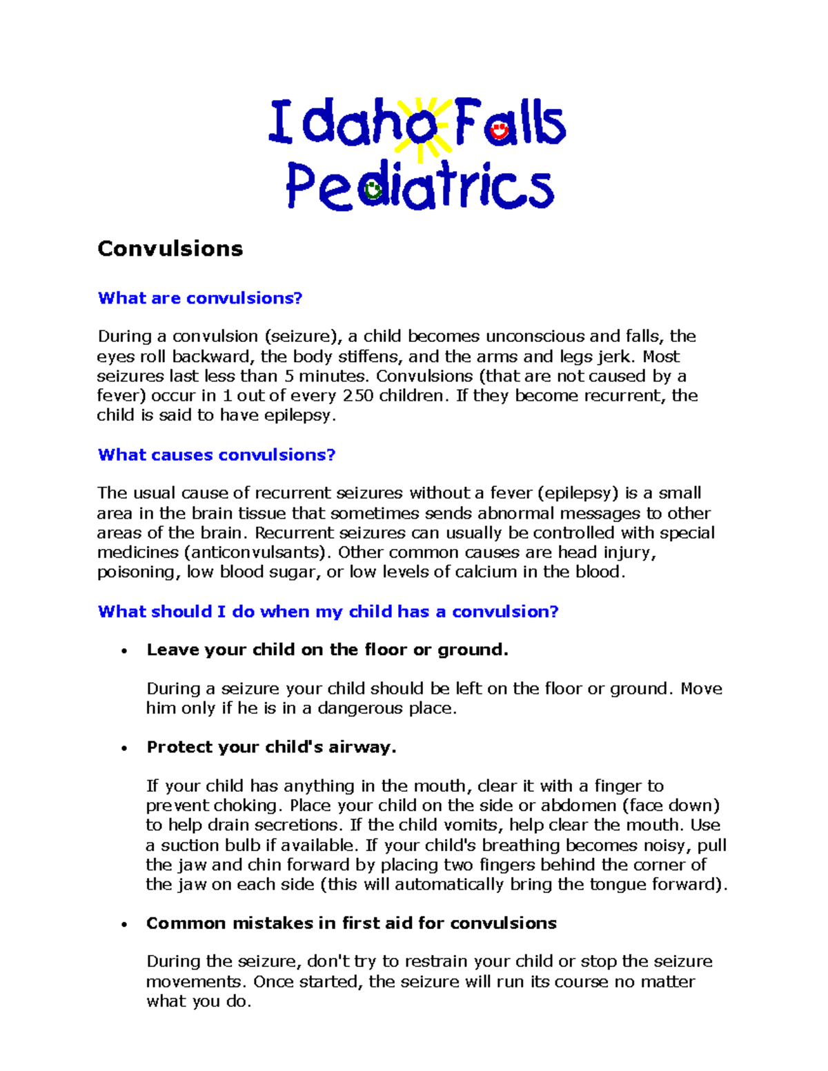 Convulsions - Explaine convulsion - Convulsions What are convulsions ...