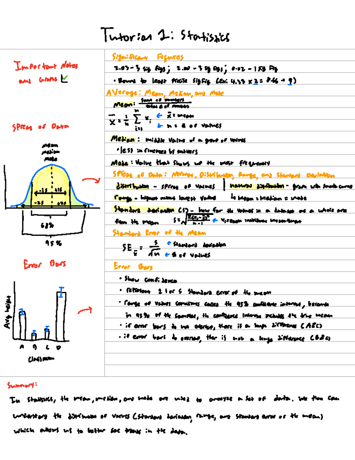Tutorial 1 - Statistics - Tutorial 1 Statistics ####### Significant ...