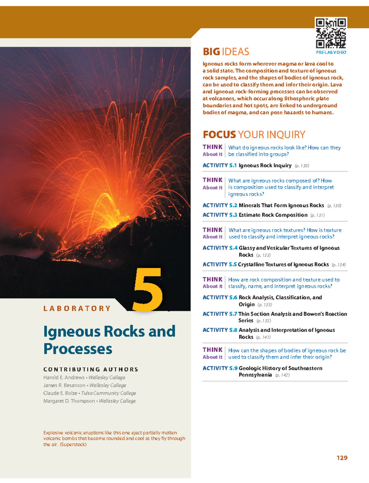 Lab 3 - Igneous Rocks: Practical Analysis and Classification Notes ...