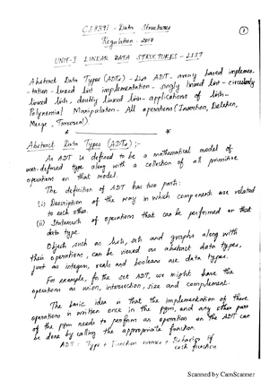 Machine Learning - UNIT 1 Notes - 1. Introduction UNIT I Introduction ...