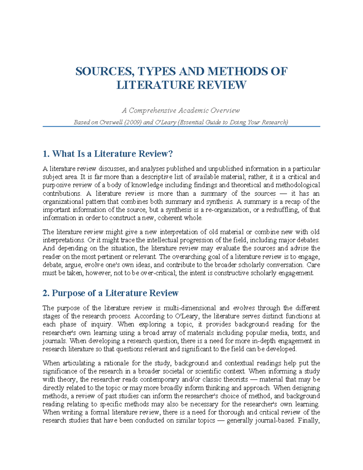 Literature Review Methods and Frameworks: A Comprehensive Guide ...