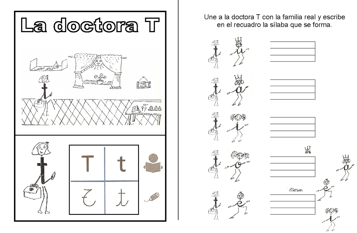 Guía para Enseñanza de la Letra T en 1er Año Básico - Lectoescritura ...