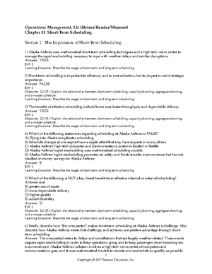 Heizer chapter 3 operation management - 3 C H A P T E R Project Management DISCUSSION QUESTIONS ...