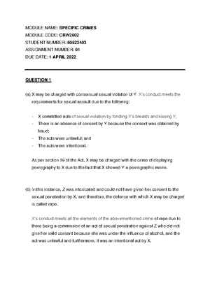 A Guide into the Pre-Trial Process - STUDY UNIT 11: PRE-TRIAL ...