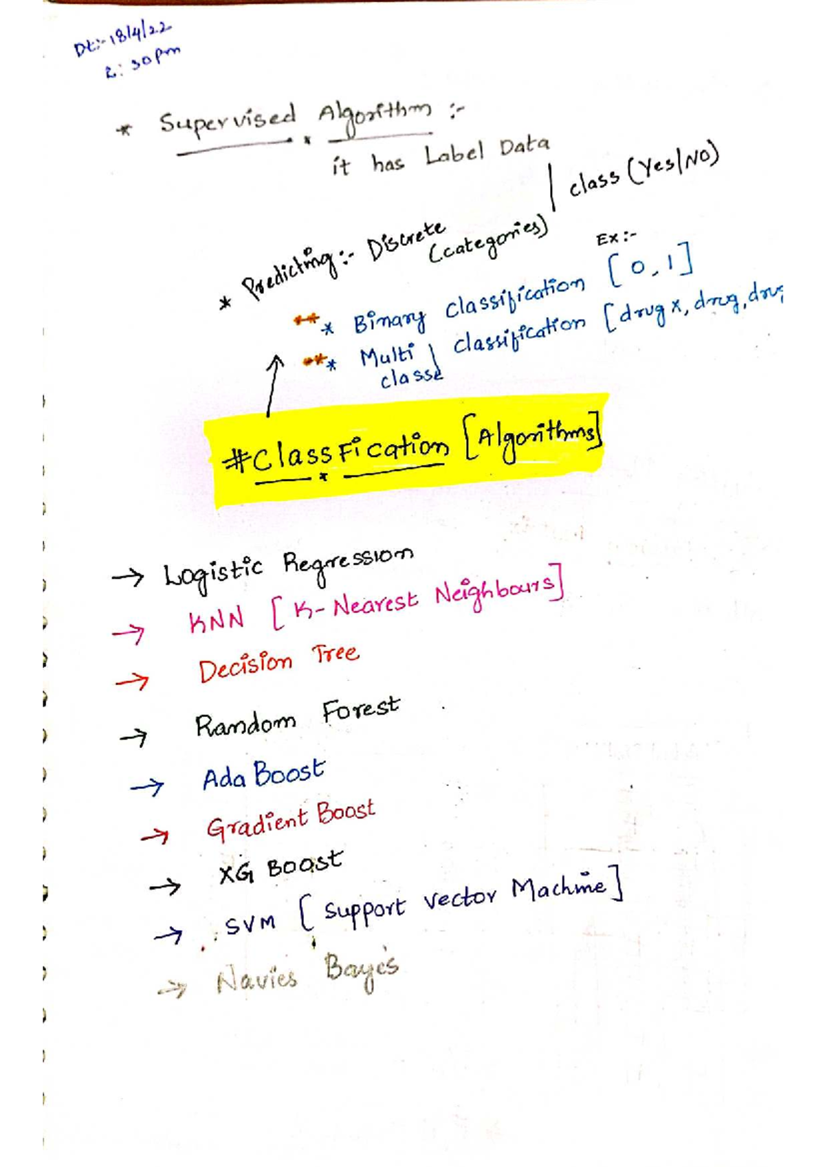 Evaluation Metrics for Classification in Supervised Algorithms (CS101 ...