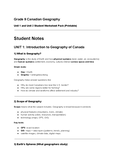 Canadian Geography - Grade: 9 - High School - Canada - Studocu