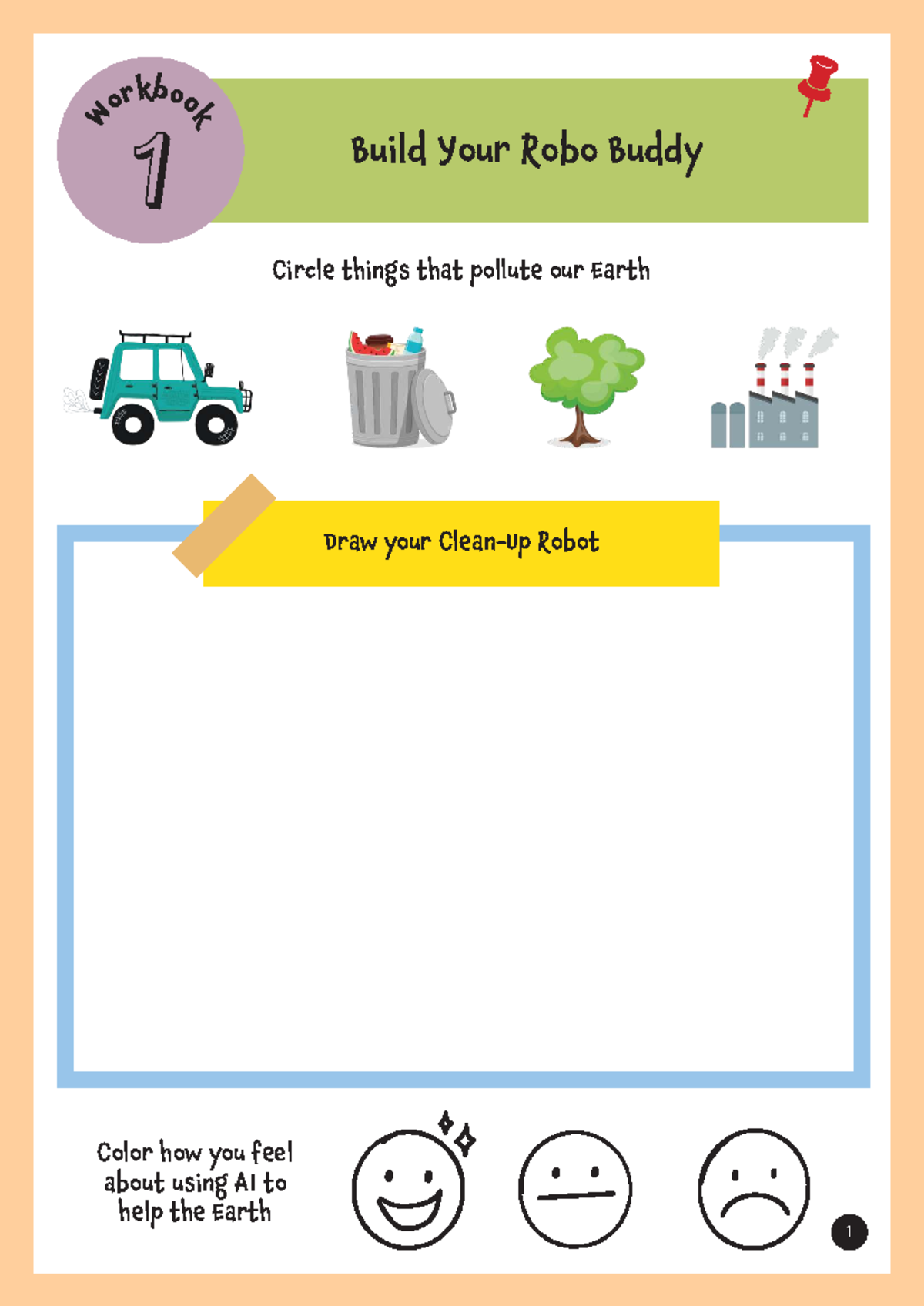 Robo Buddy Project Workbook 1: Eco-Friendly Robot Creation - Studocu