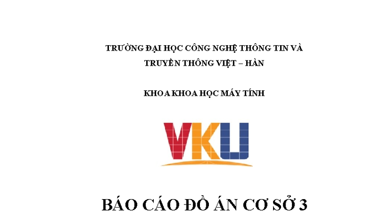 BÁO CÁO ĐỒ ÁN CƠ SỞ 3: ỨNG DỤNG BÁN MỸ PHẨM LAZY MEO - 23MC - Studocu