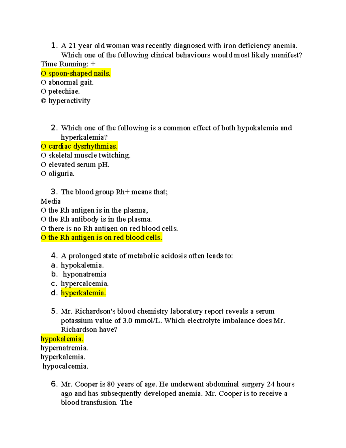 Health Final Exam - Mid Sem Review Notes - Studocu