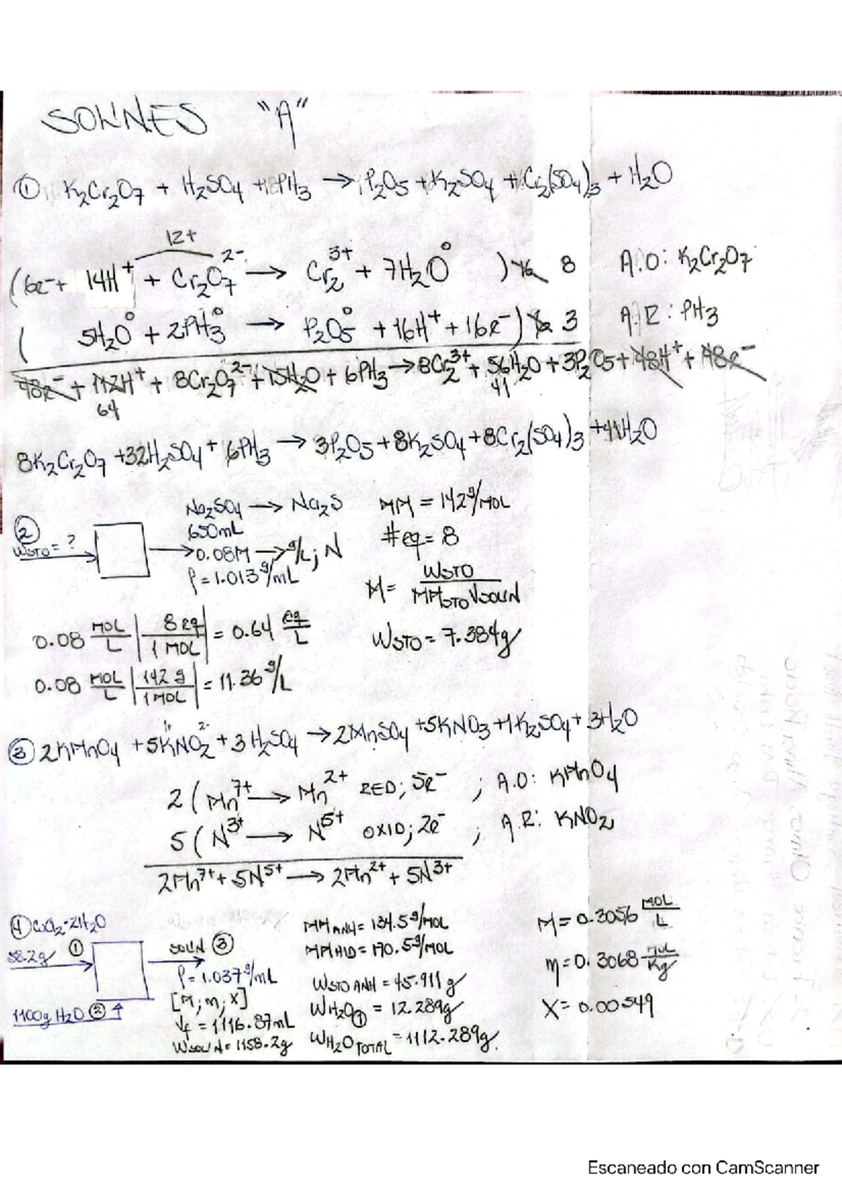 Solución Exámenes Primer Parcial - Química General - Studocu