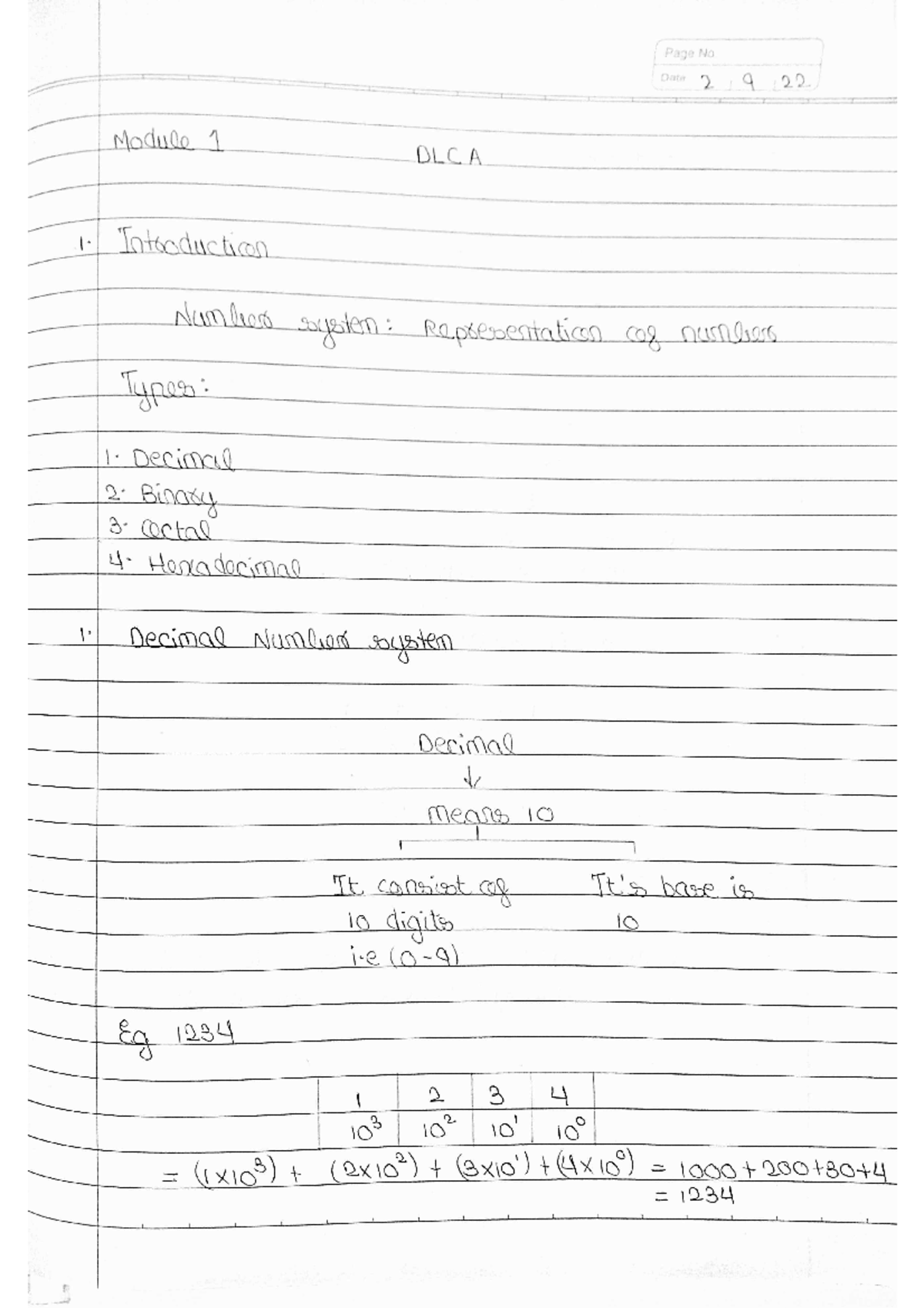 DLCOA Module 1 Comprehensive Study Notes - Studocu