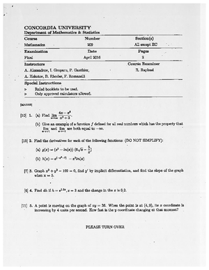 Course Outline - MATH 209 (Winter 2025) - Departmental website ...
