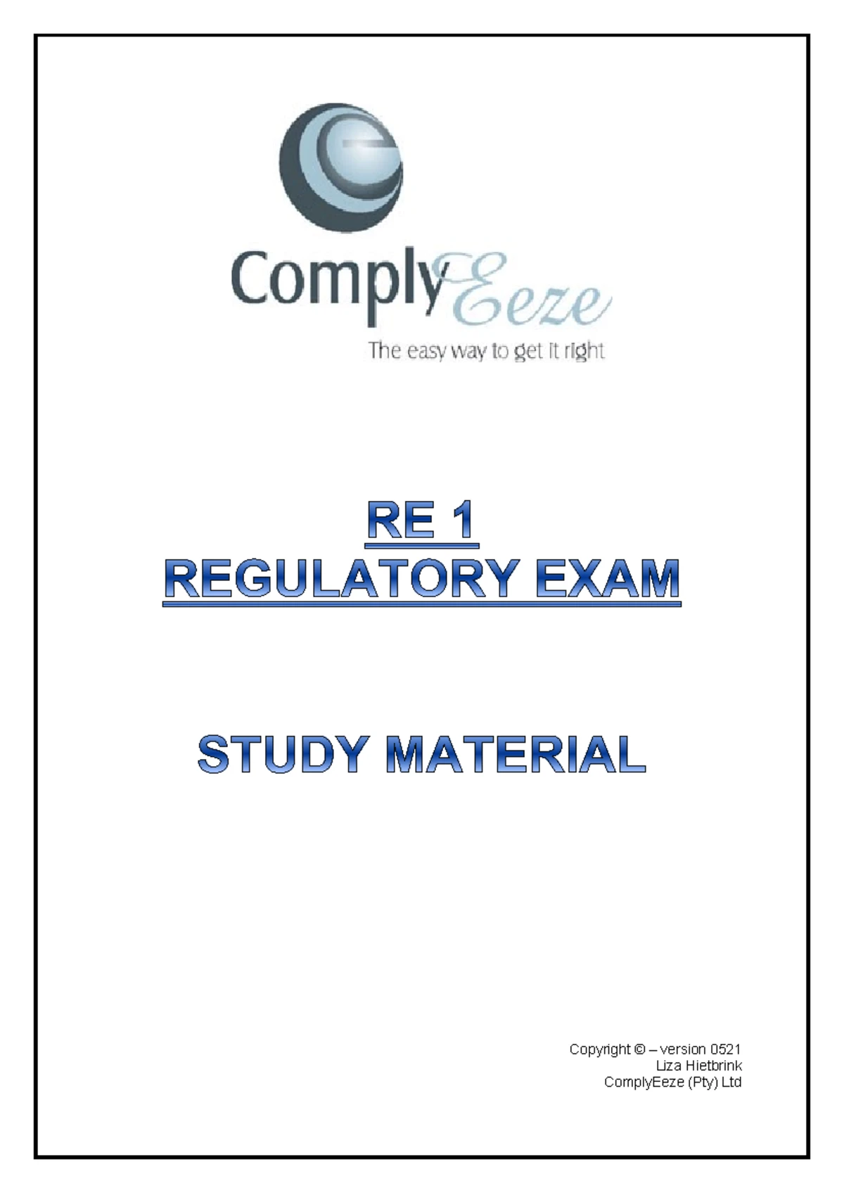 FAIS FSCA RE1 RE5 Financial Product Categories explained in simple ...