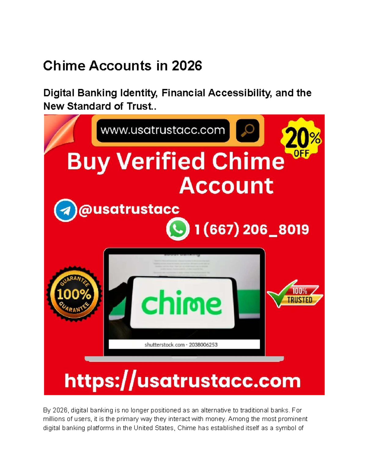 Best 12 Methods for Purchasing Verified Chime Accounts in 2025 - Studocu