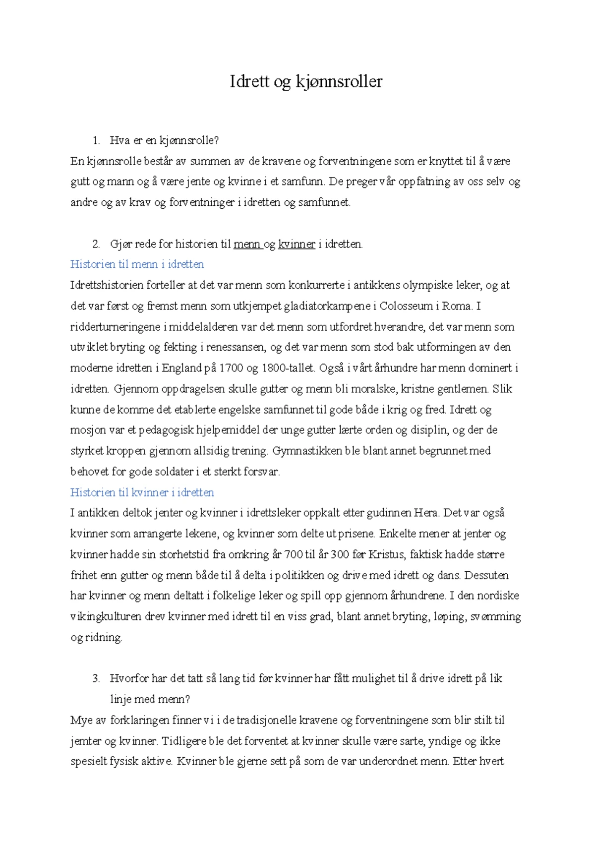 Kap. 16: Idrett, Verdier og Etikk - En Analyse av NIFs Grunnverdier - Studocu