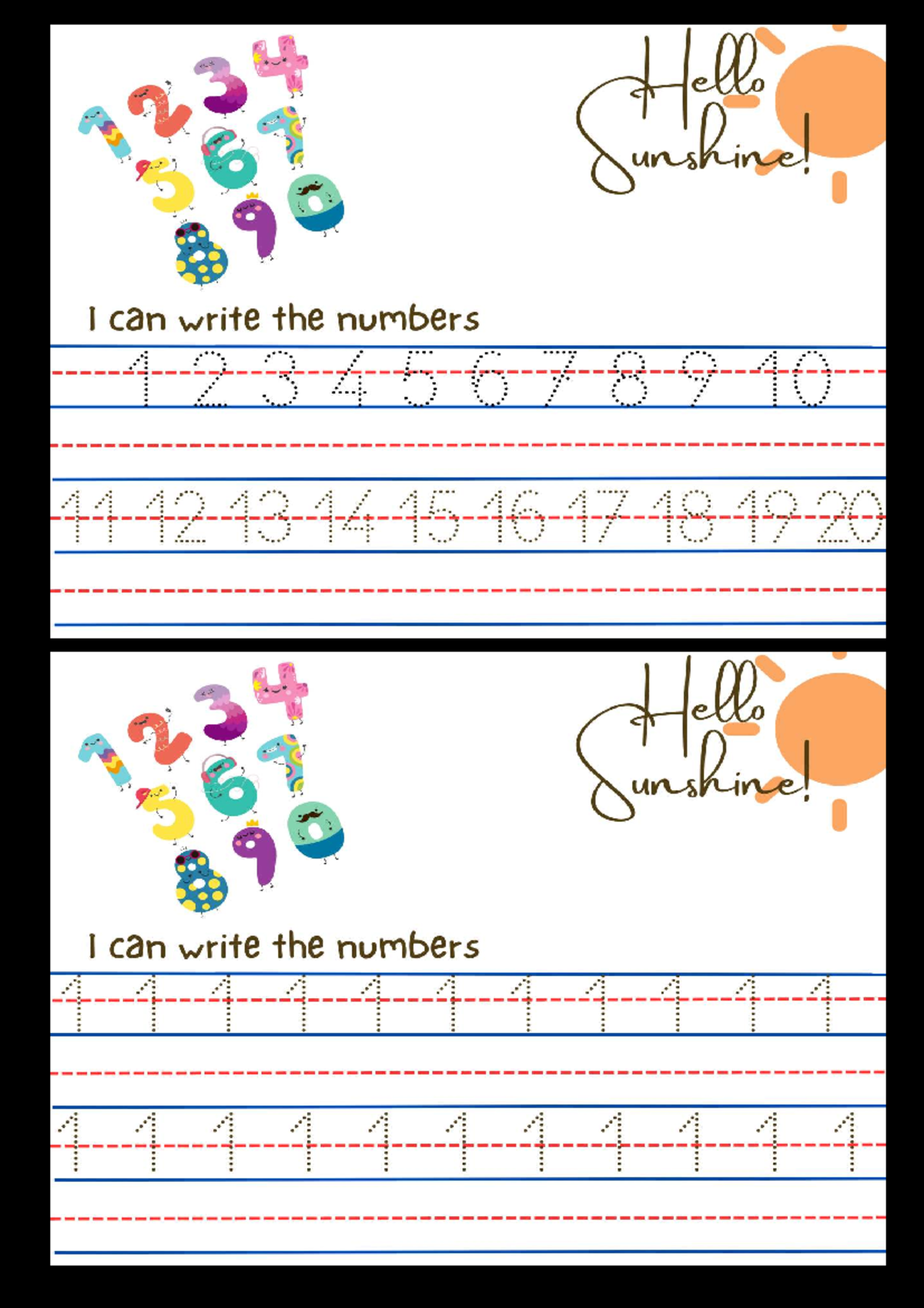 Numbers Tracing: Fun Activities for Learning Digits and Counting - Studocu