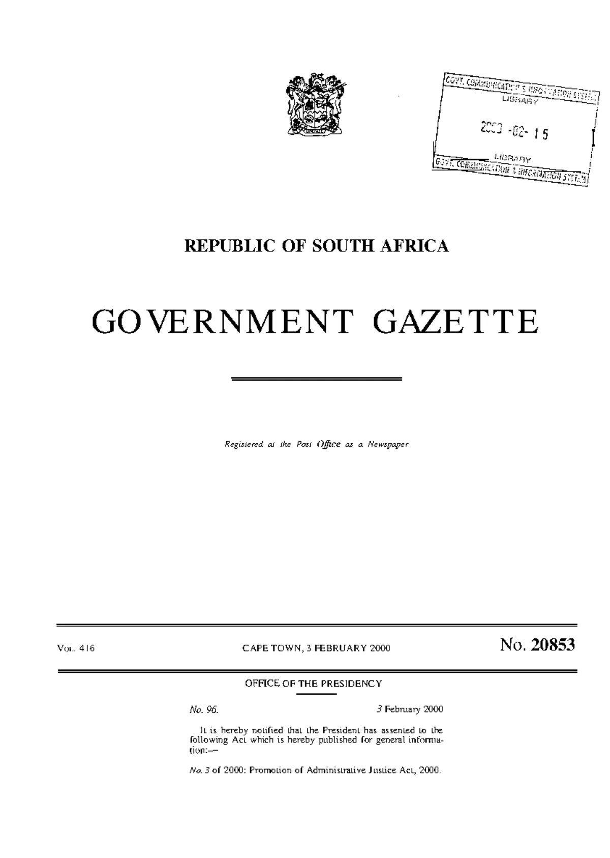 Fedsure Life Assurance Lt v Greater Johannesburg Transitional ...