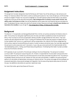 Sage Assessment Practice Questions+ Memo - Sage Assessment Practice ...