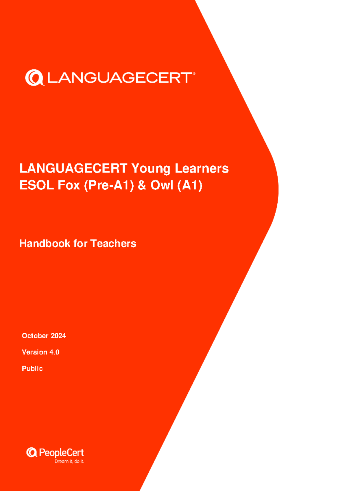 Handbook for Teachers Language Cert Young Learners ESOL - © 2017 ...