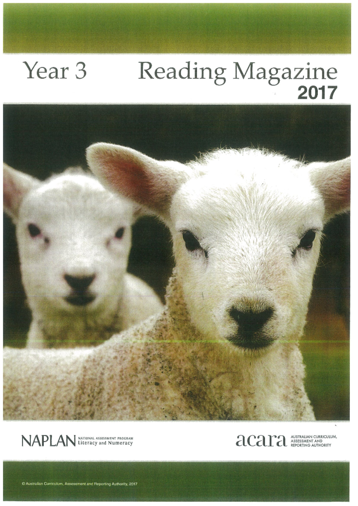 Year 3 Reading Magazine 2017: Engaging Literacy Stimuli - Studocu