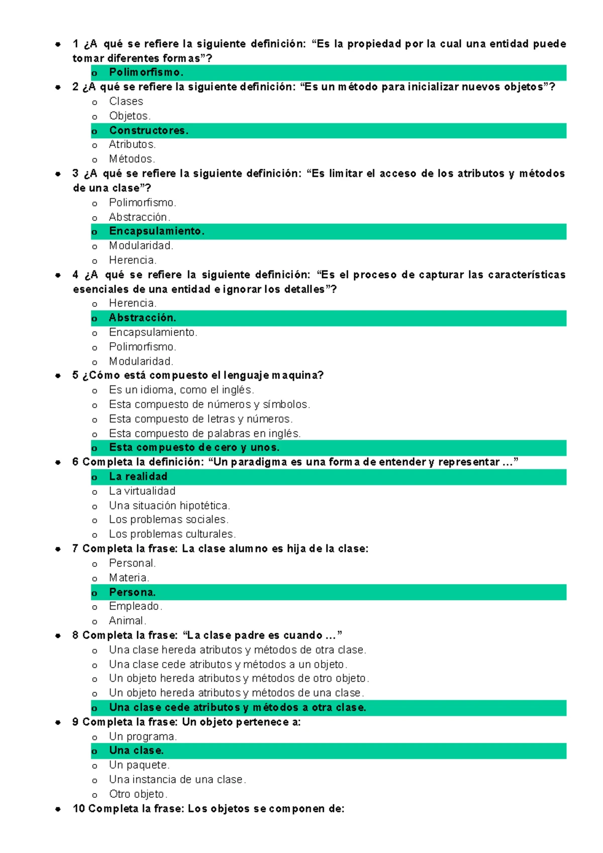 TP4 - Programación orientada a objetos: Informe de trabajo práctico 4 - Studocu