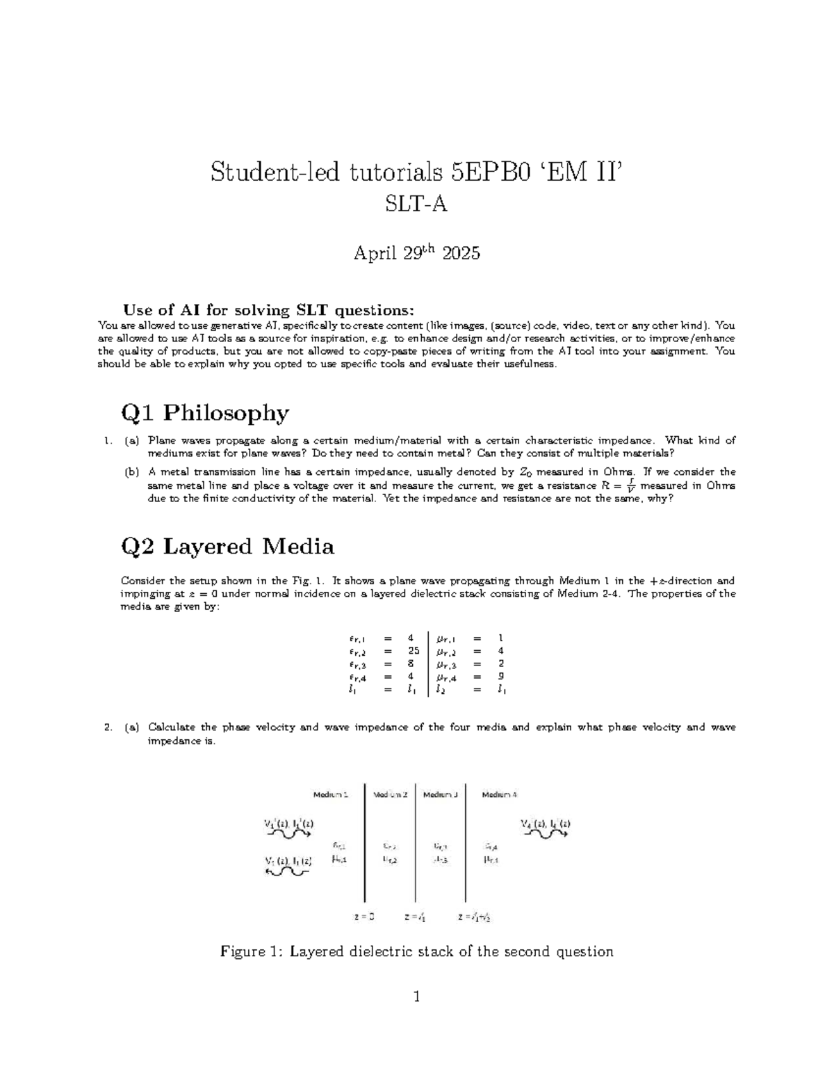 SLT-A 2024-2025: Use of AI in Solving SLT Questions and Concepts ...