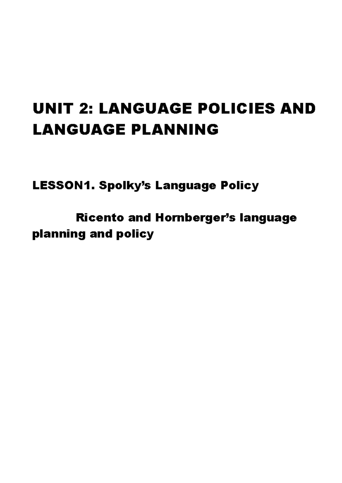 Language Policies & Planning in the Philippines: Insights ...