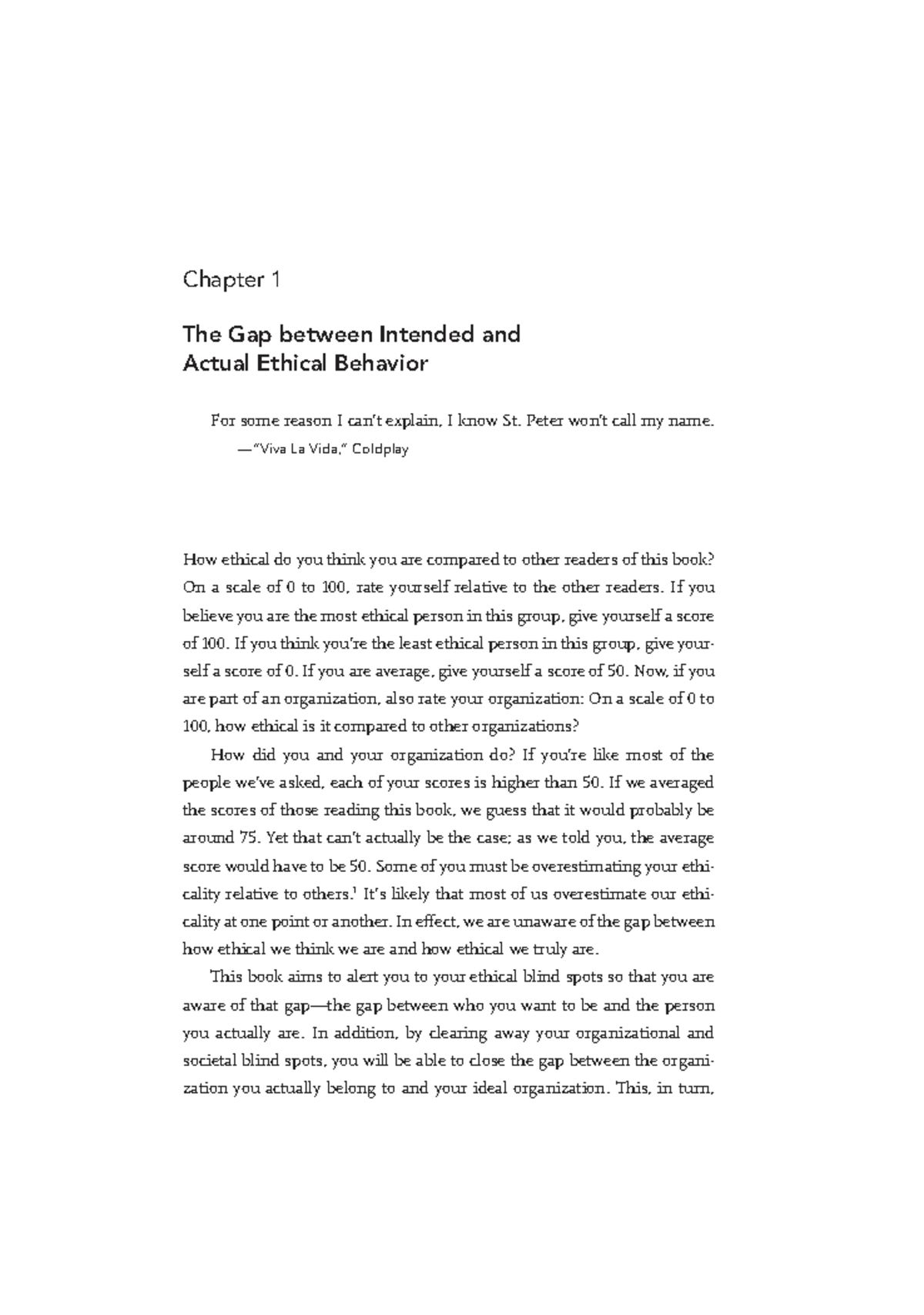 Understanding Ethical Gaps: Insights from Behavioral Ethics (Chapter 1 ...