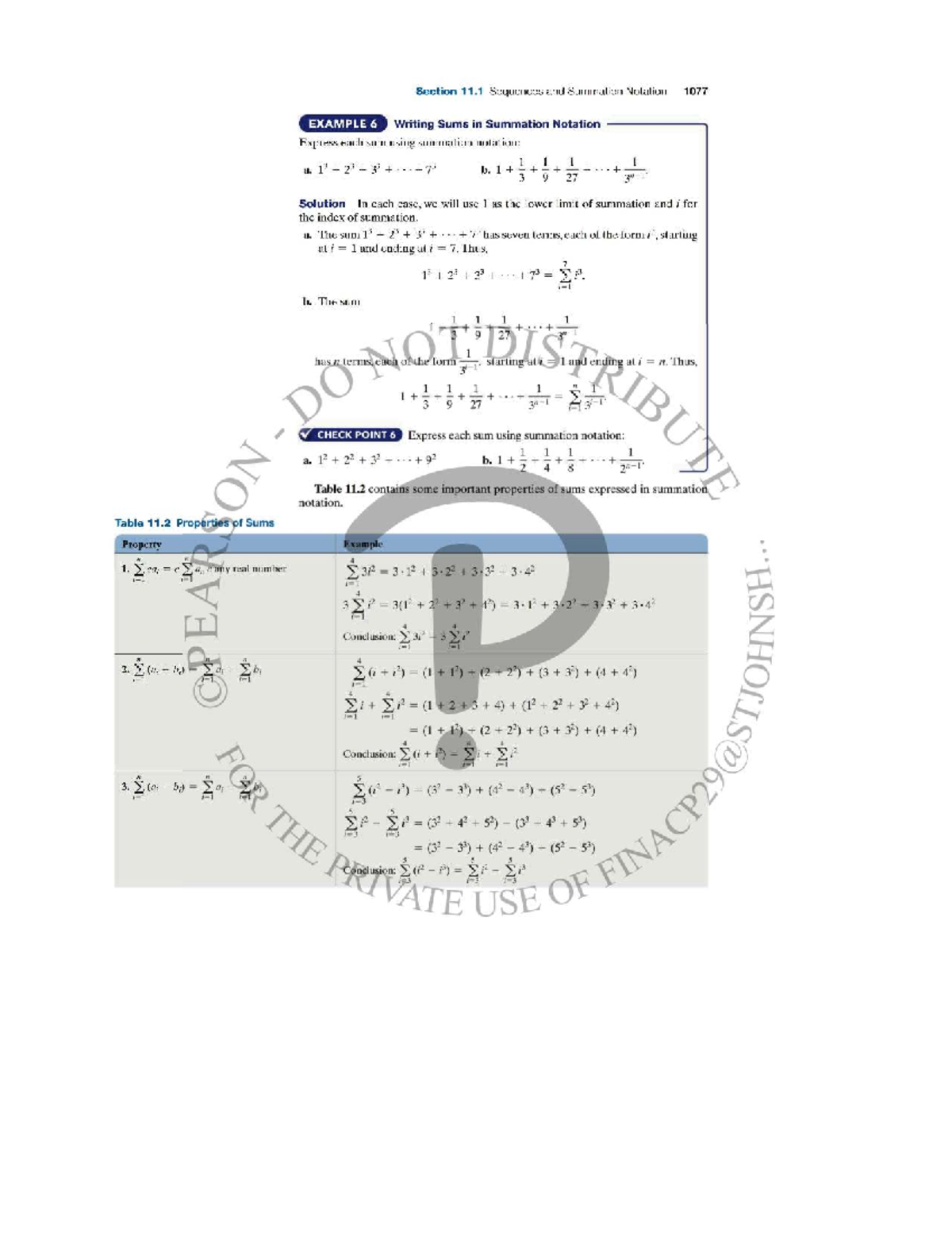 Math 101: Sequences and Summation Notation - Section 11.1 Insights ...