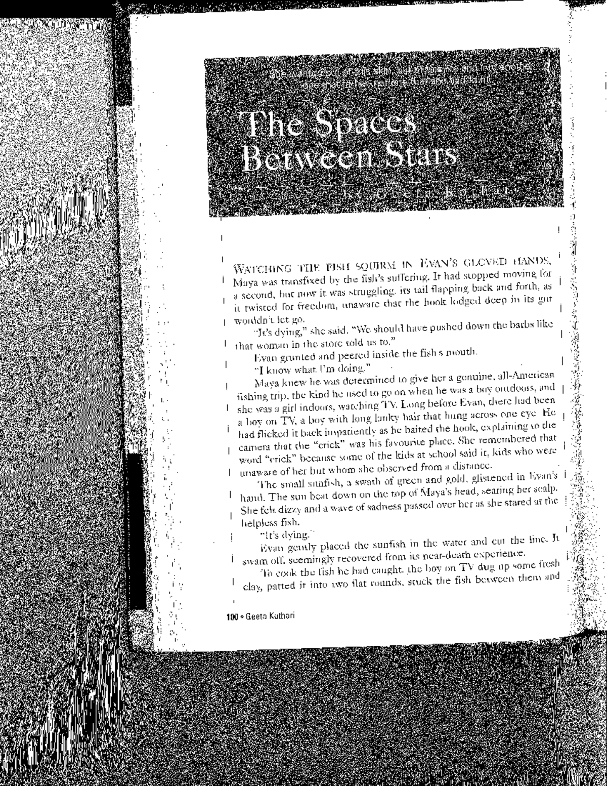 The Spaces Between the Stars: A Literary Analysis of Geeta Kothari's ...